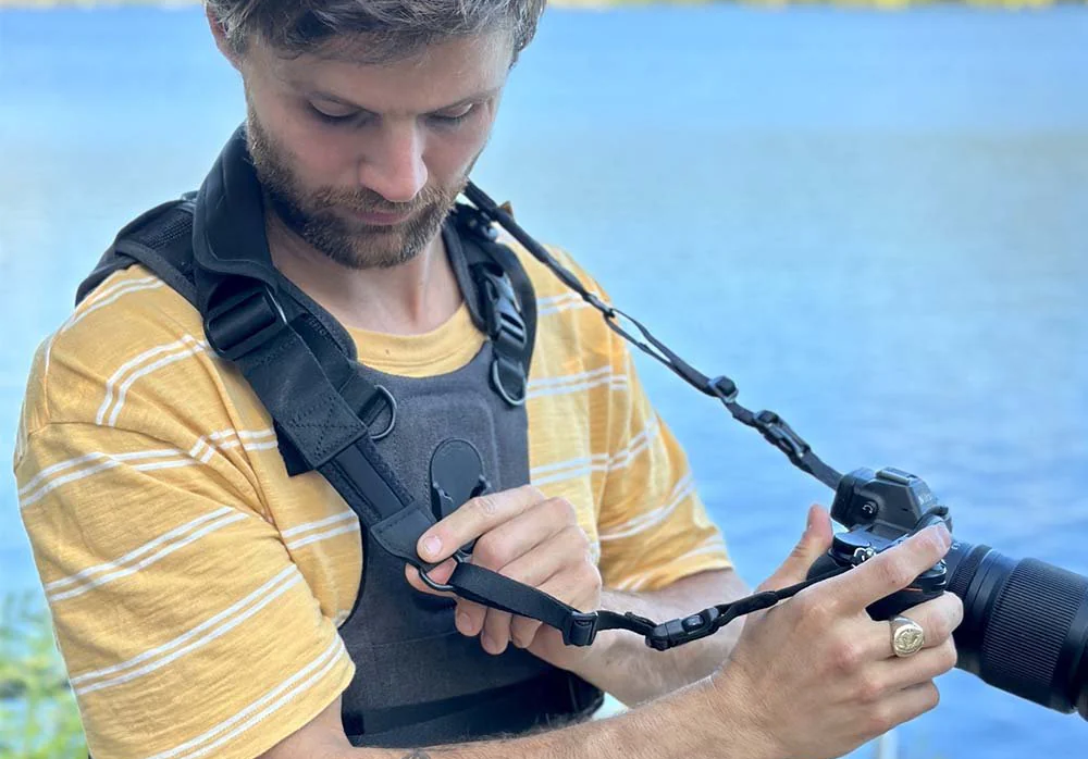 How to Put on a Camera Strap – Cotton Camera Carrying Systems