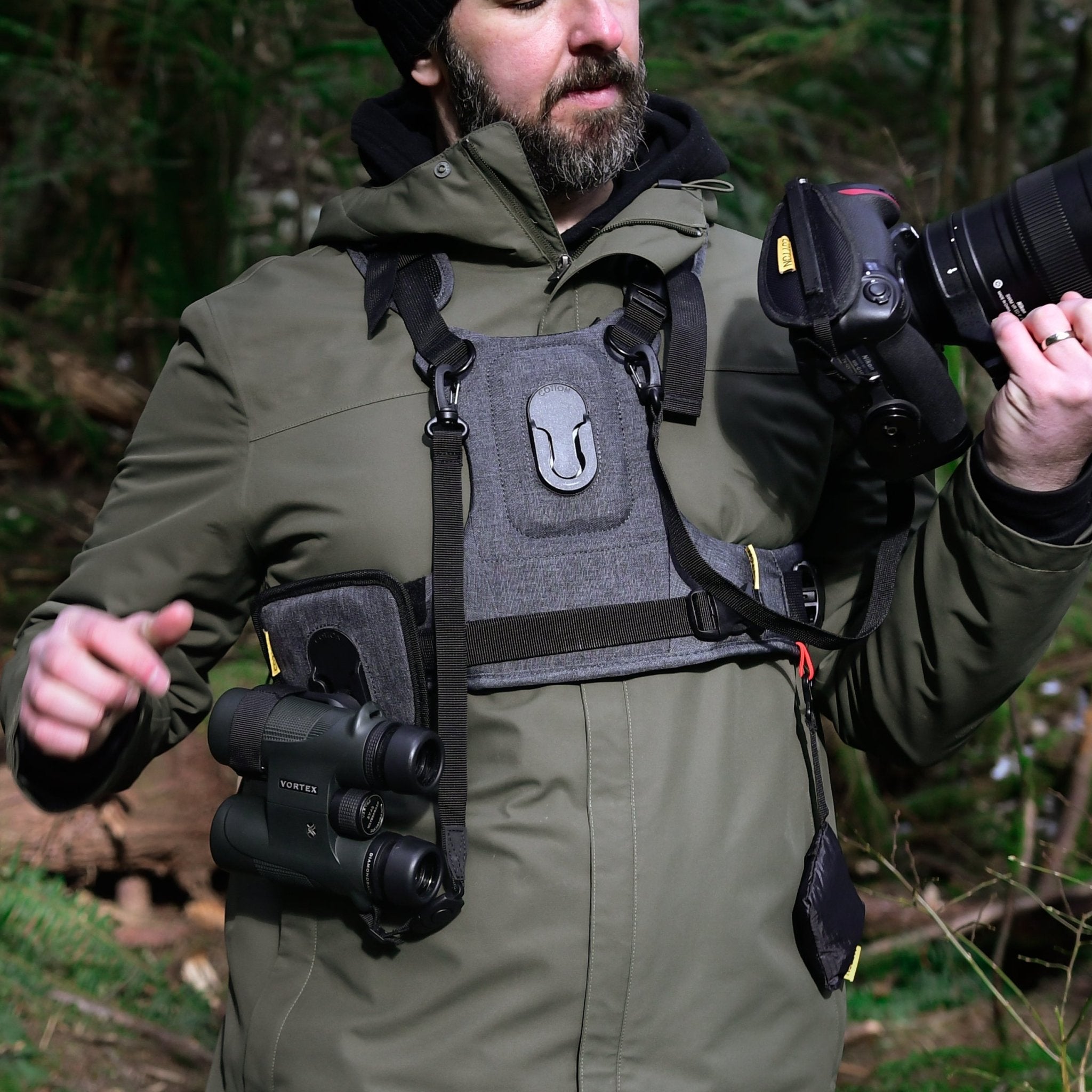 Binocular Harnesses – Cotton Camera Carrying Systems